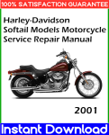 2001 Harley-Davidson Softail Models (FXST, FLSTC, FXSTS, FLSTF, FLSTS ...
